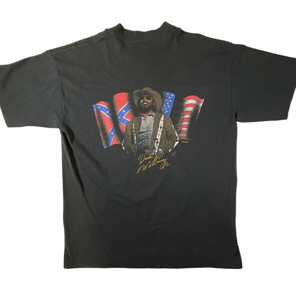 Unbranded | Shirts | Hank Williams Jr Vintage 8s Single Stitch Tshirt ...